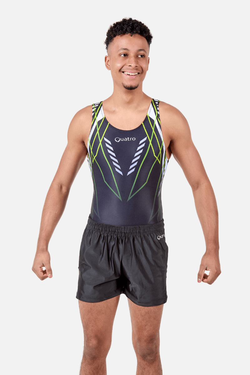 Delta Men's Gymnastics Leotard | Quatro Gymnastics — Quatro Gymnastics UK