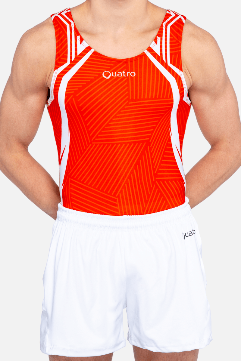 Sonic Men's Leotard | Quatro Gymnastics